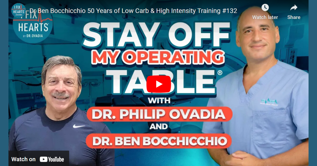 Dr Ben Bocchicchio - 50 Years of Low Carb & High Intensity Training ...