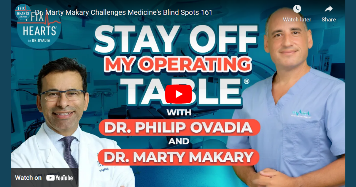 Dr. Marty Makary Challenges Medicine's Blind Spots - Episode 161 - I ...